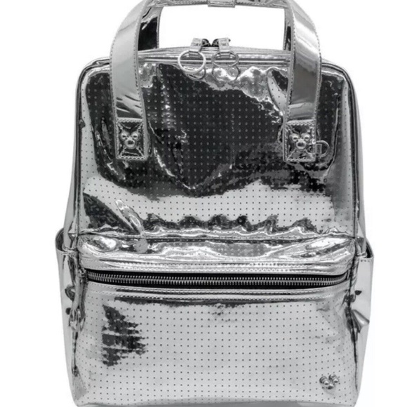 Disney | Bags | Disney Pin Collector Visa Exclusive Metallic Silver ...